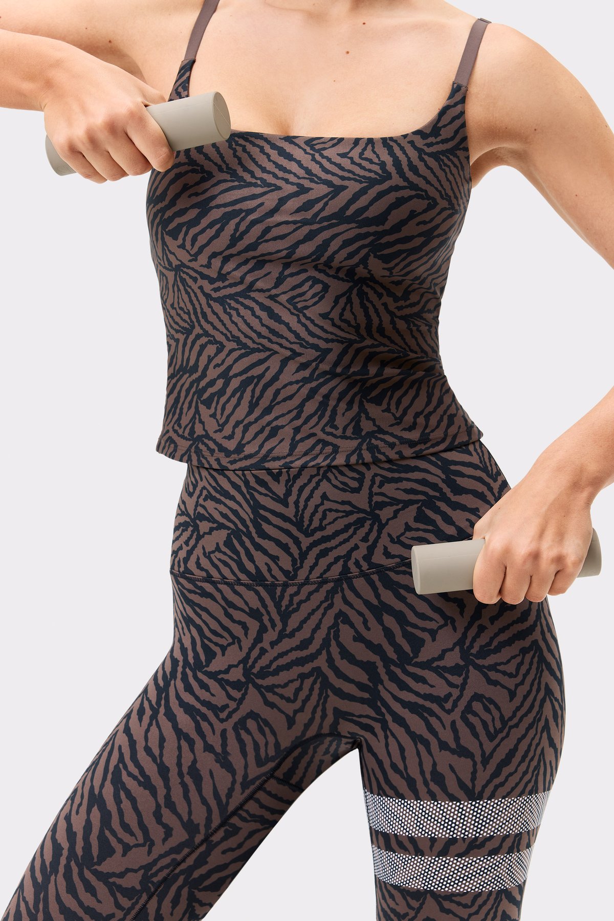 Dumbbell set 1kg Brown | Rubber Coated | STRONGER