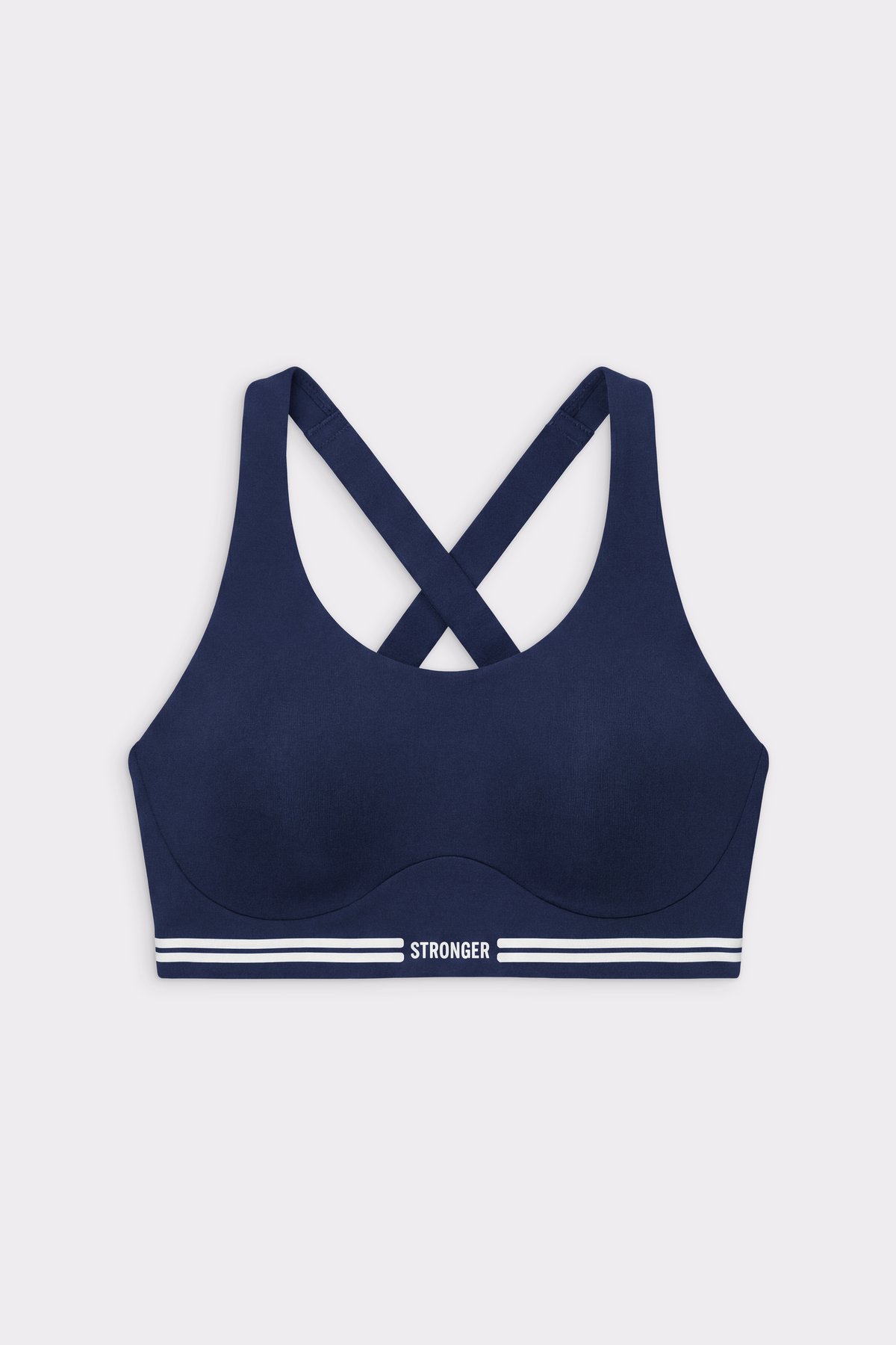 Signature Shape Sports Bra Dark Blue I Hoher Halt I STRONGER