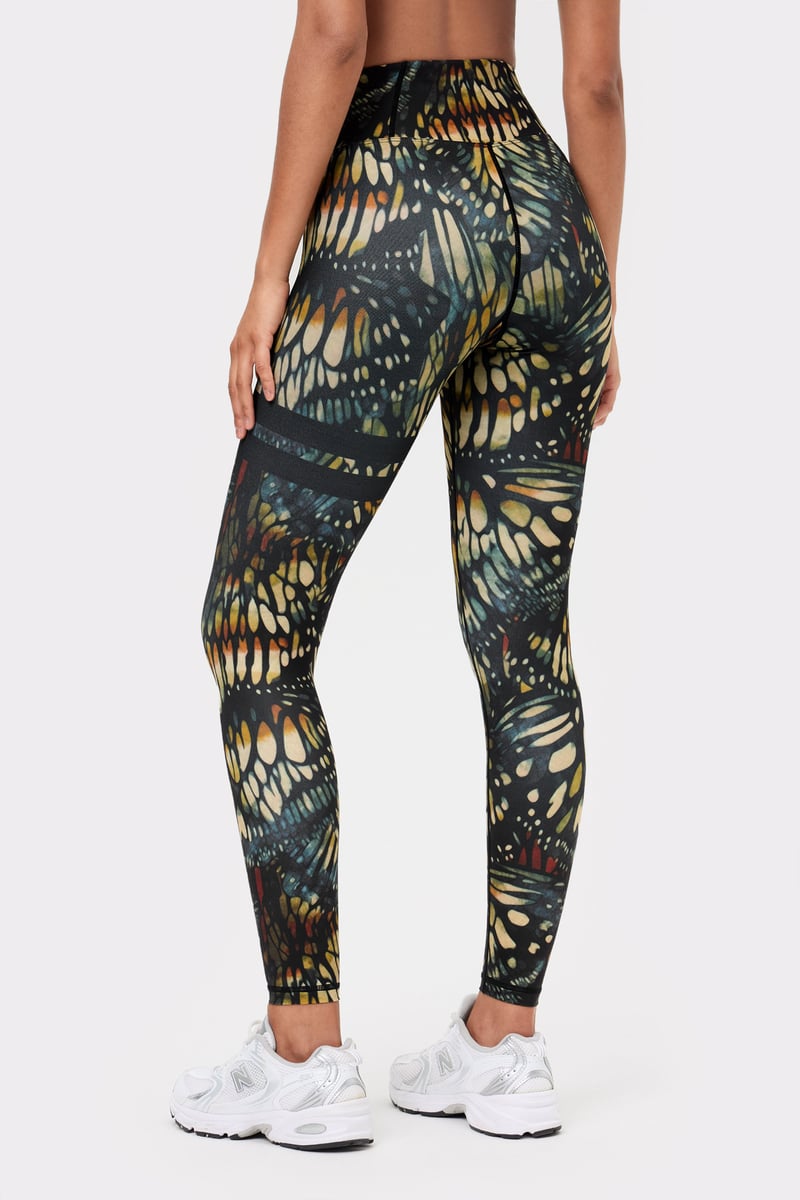 Explore Printed Legging Butterfly Wings I Hoge Taille I STRONGER