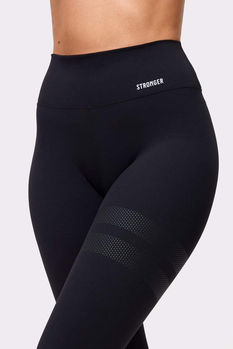 Back at it Leggings Black I Sweat wicking I STRONGER